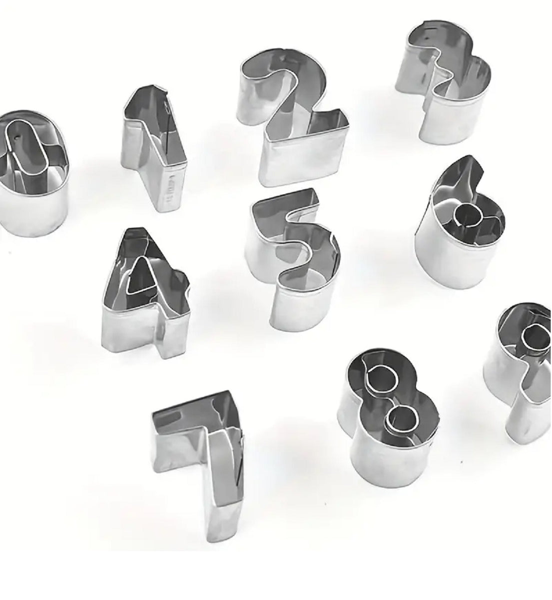 Mini NUMBER SET 1" Cookie Cutter – Crown Bakery Supply